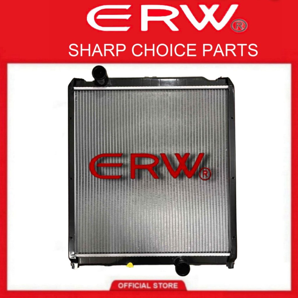 RADIATOR FOR FUSO CANTER 93-98 4D33 4D34 4D35 MANUAL 2 ROWS PLASTIC( MC ...