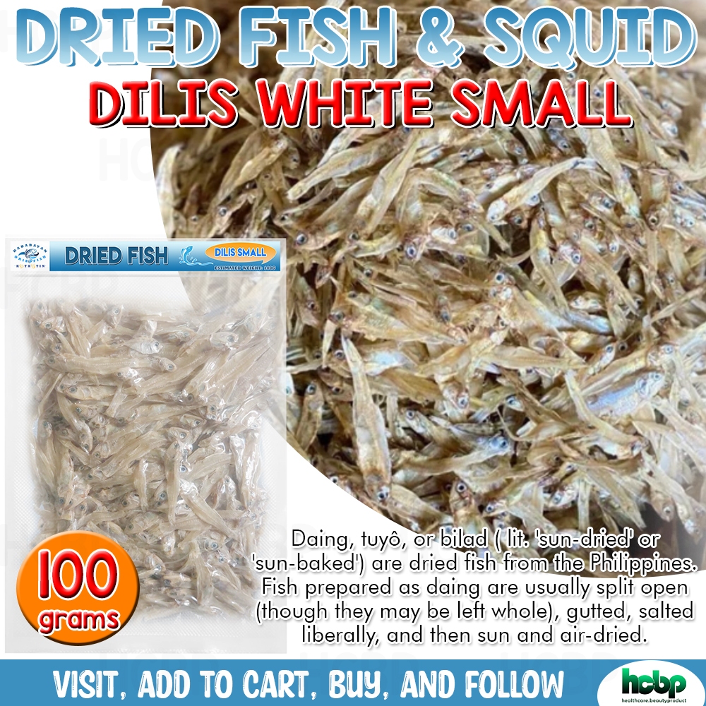Dried Fish Dilis Small 100g / 200g Dried Anchovies / Gourmet Dried Fish ...