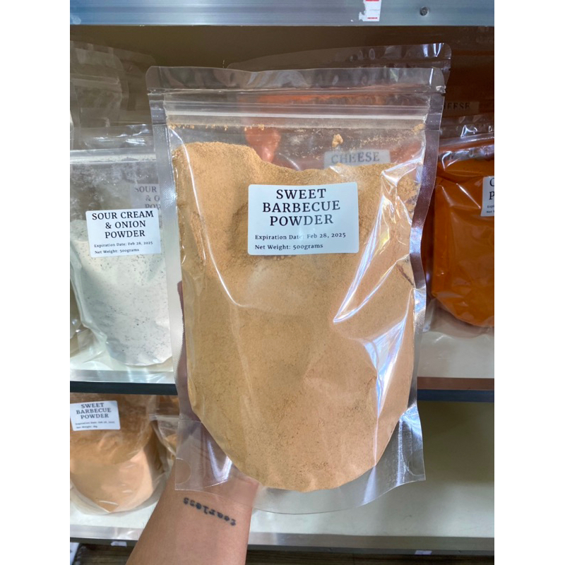 Powdered Flavors for fries. Cheese Sour Cream Barbecue bbq powder ...