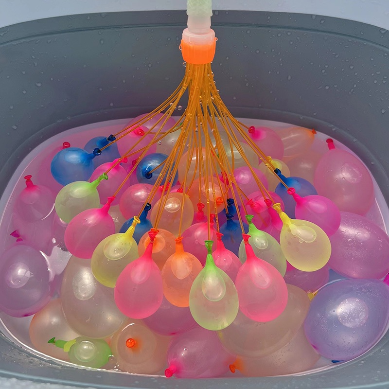 Self-sealing 111pc Magic Water Balloon Set for Birthday Swimming Party ...