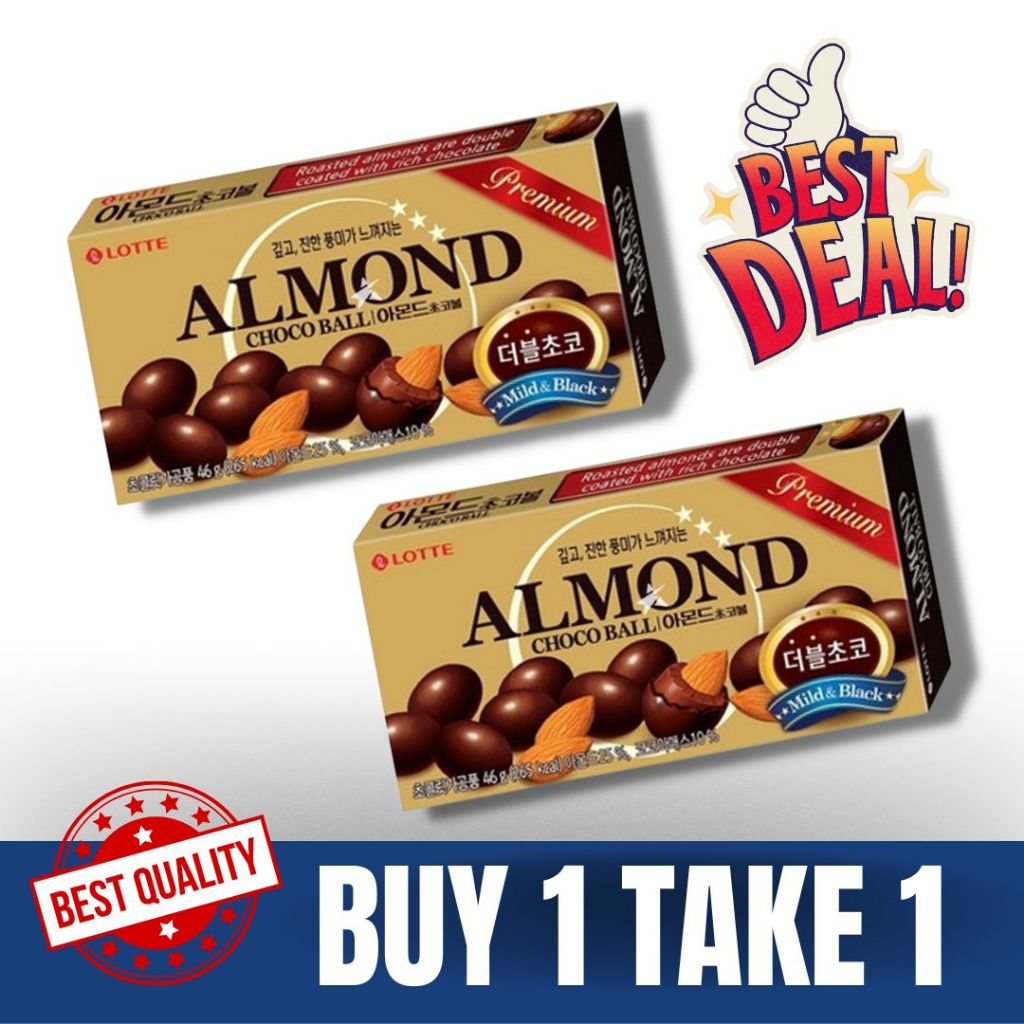 [BUY 1 TAKE 1] Lotte almond choco ball | Shopee Philippines