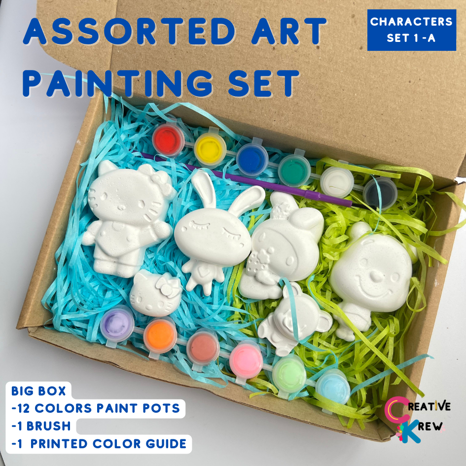 Assorted HELLOKITTY /SANRIO PLASTER PAINTING SET / PARTY GIVEAWAYS ...