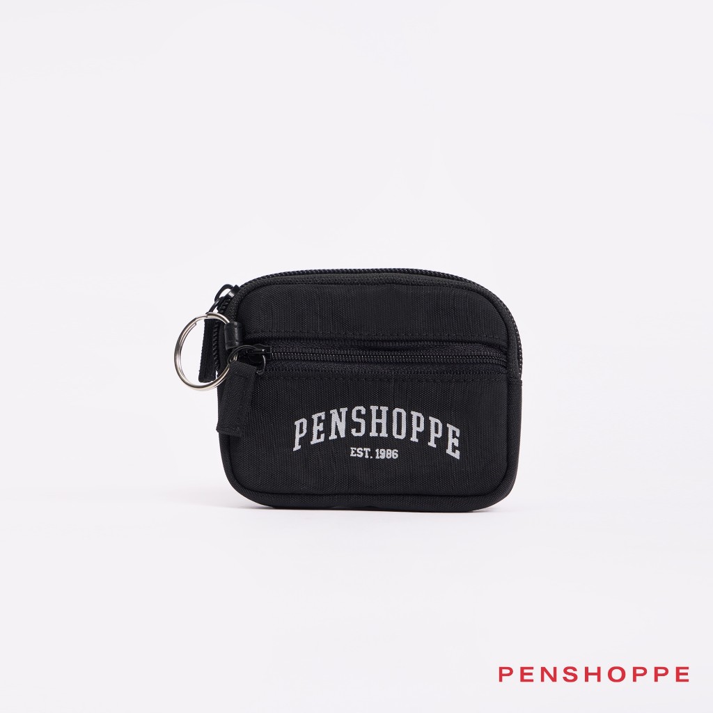 Penshoppe Coin Purse With High-Density Print For Men (Black/Navy Blue ...