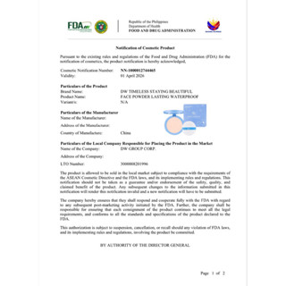 DW Lasting Waterproof Oil Control Matte Flawless Face Pressed Powder ...