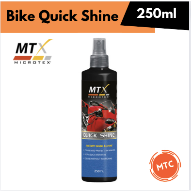 Microtex Bike Quick Shine (250ML) (Instant Wash & Shine) | Shopee ...