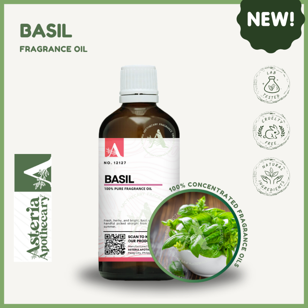 Basil Fragrance Oil (30ML & 100ML) for Soap, Candles & Cosmetics ...