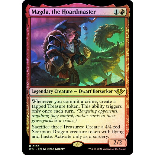 Magda, the Hoardmaster - Outlaws of Thunder Junction (OTJ) | Shopee ...