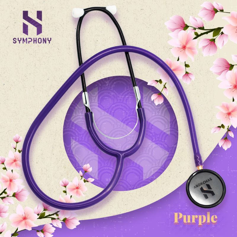 Symphony Stethoscope Purple Classic I | Shopee Philippines