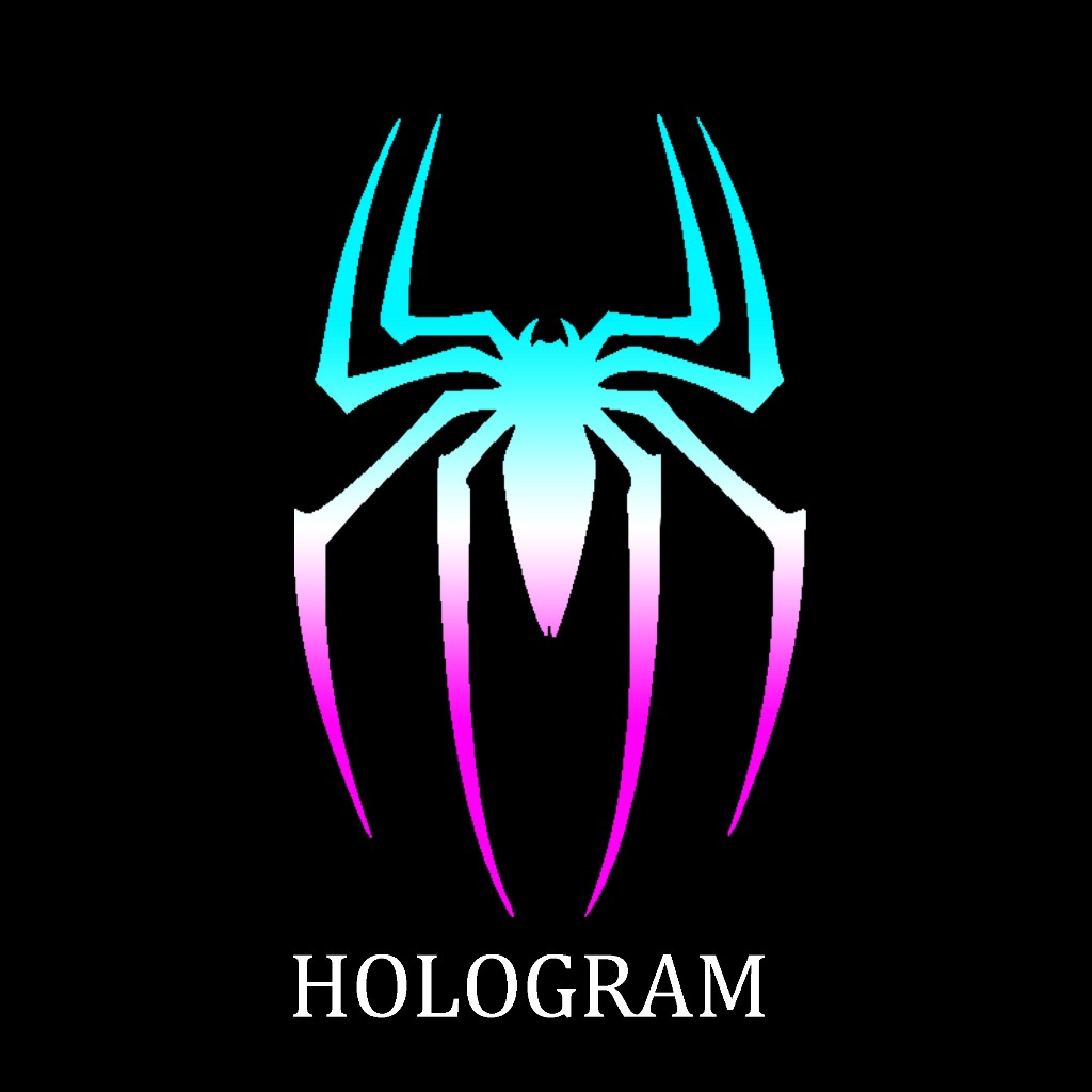 cutted waterproof SPIDER logo Sticker for Cars/Motor/Bikes/Tublers etc ...