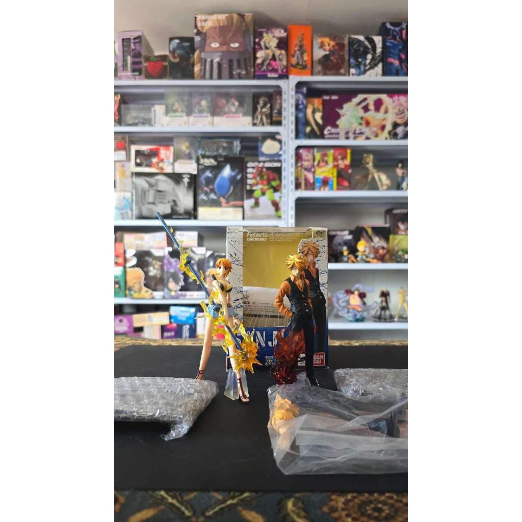 Authentic Figure Art Zero One Piece Sanji and Nami Battle Version ...