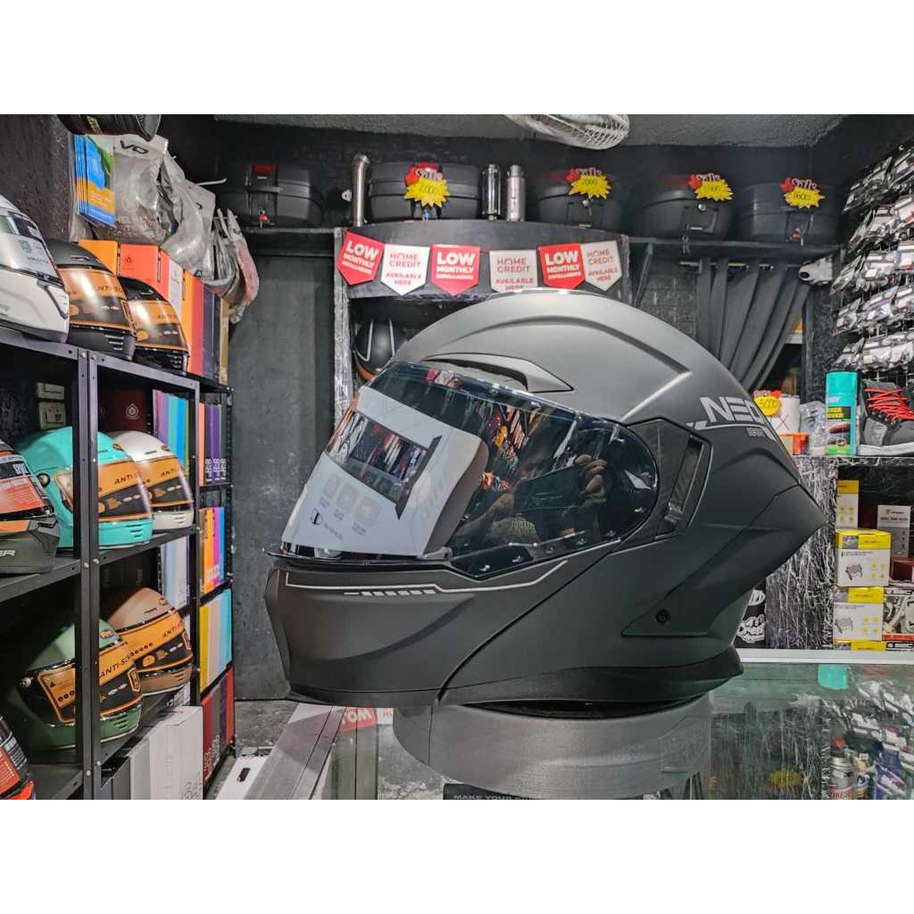 SPYDER NEO ICON DUAL VISOR MODULAR HELMET FREE CLEAR LENS | Shopee ...