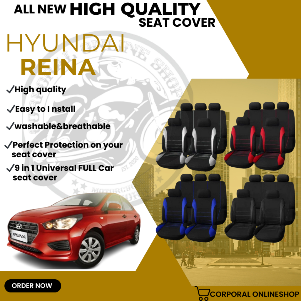 HYUNDAI REINA Full seat seat cover (HARAP LIKOD) easy installation ...