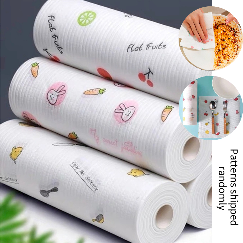 Kitchen Rag Wipe Kitchen Towels Cotton Kitchen Oil Absorbent Paper Dish ...