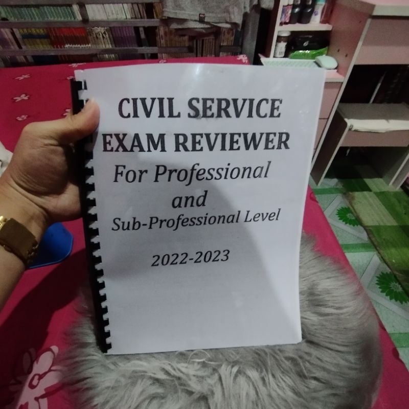 CIVIL SERVICE EXAM REVIEWER FOR PROFESSIONAL AND SUB- PROFESSIINAL ...