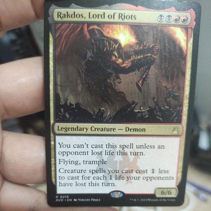 Ravnica Remastered Rakdos lord of riots card | Shopee Philippines
