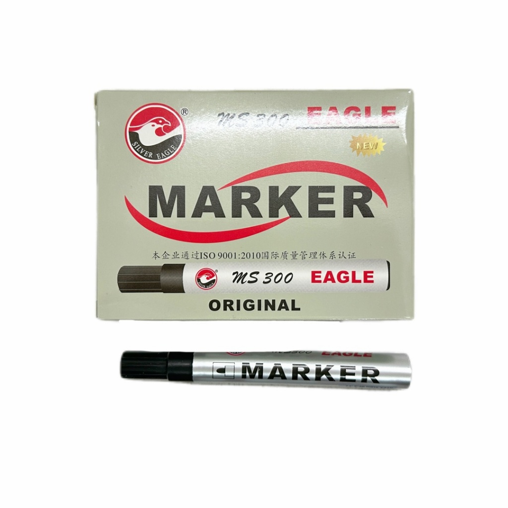 12PCS EAGLE Permanent Marker Pen Per box | Shopee Philippines