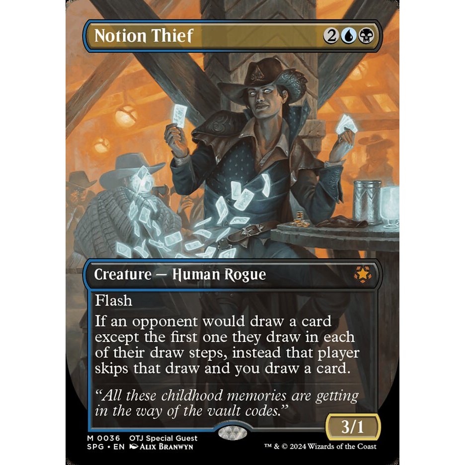 Notion Thief - Special Guest (SPG) OTJ MTG Card | Shopee Philippines