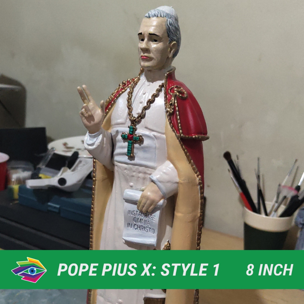 Pope Pius X Style No.1 [8 INCHES] | 3D-Printed Custom UV-Resin ...