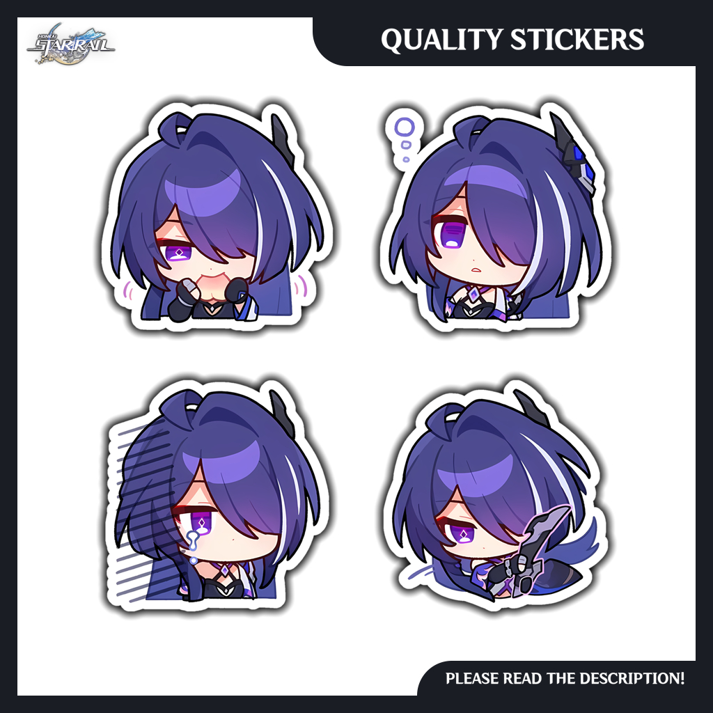 Acheron - Honkai: Star Rail Emoji Stickers | Shopee Philippines