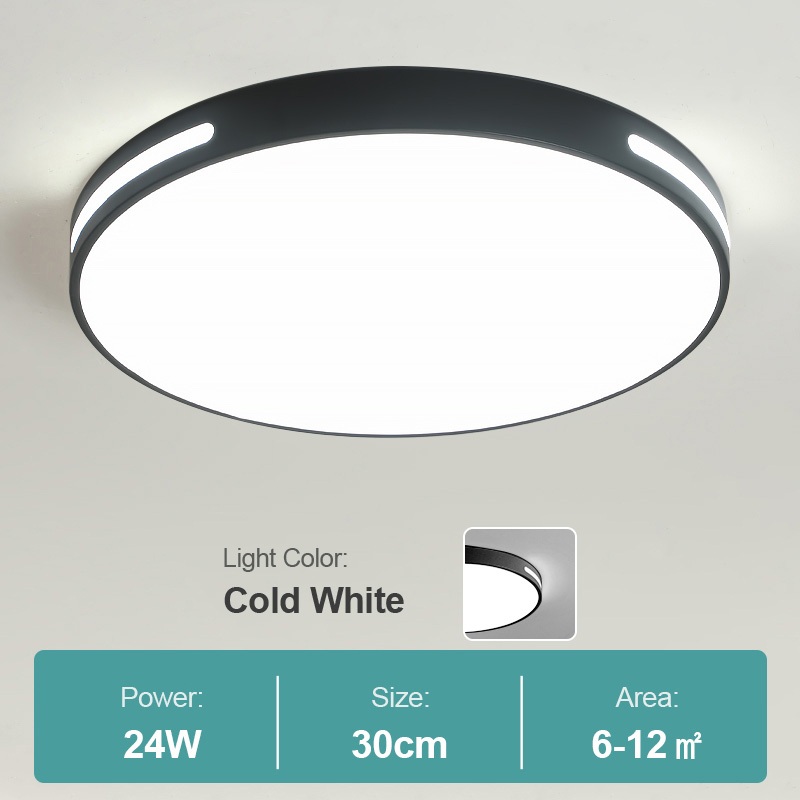 Yowxii Modern Tri Color Ceiling Lights LED Room Light For Bedroom ...