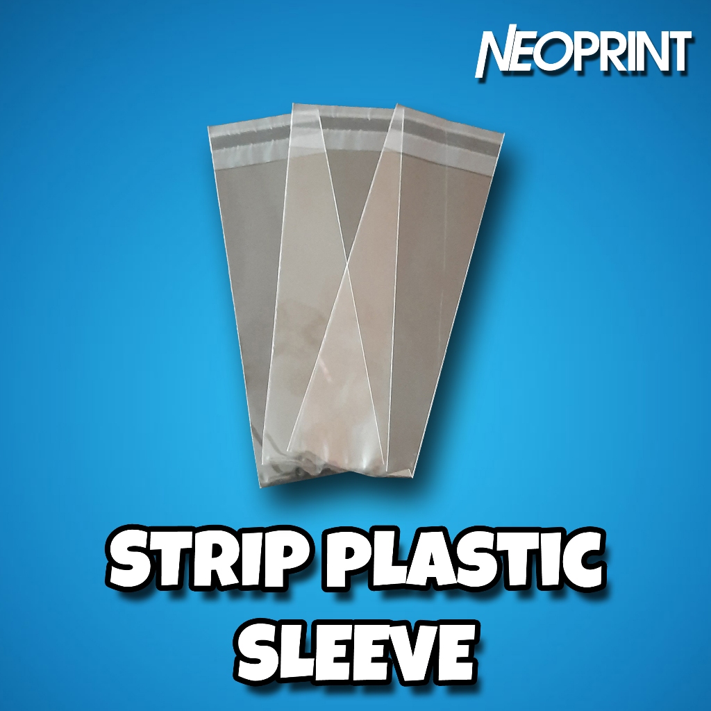2 X 6 INCHES PLASTIC SLEEVE WITH ADHESIVE | Shopee Philippines