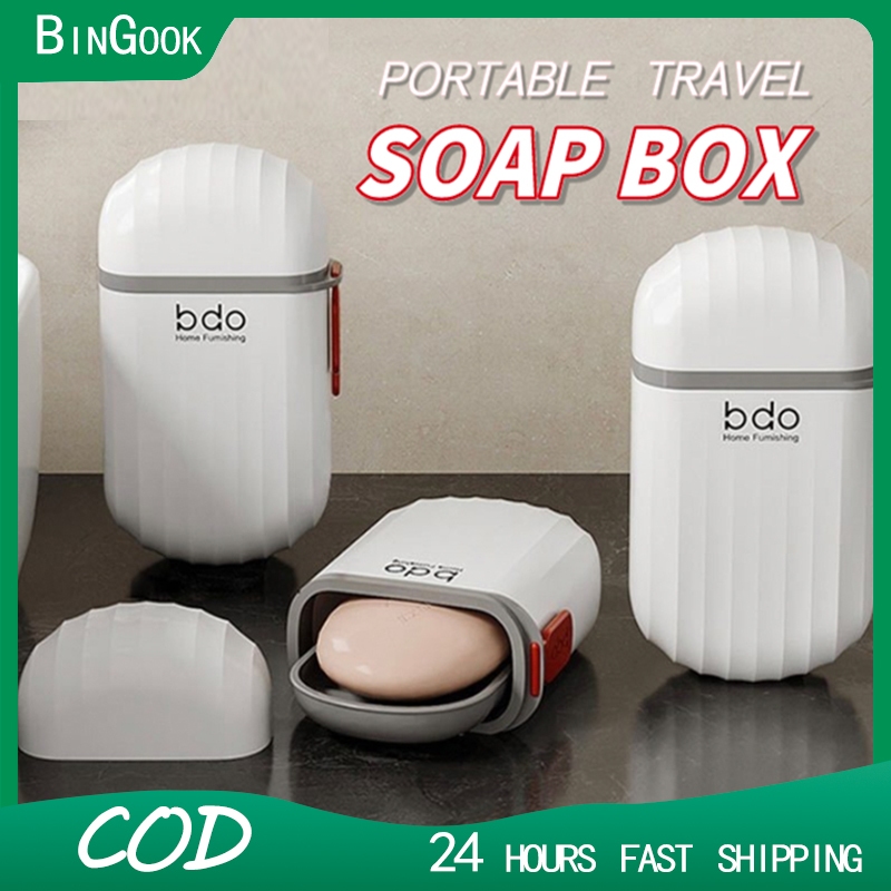 Travel Soap Box New Creative Light Luxury Style Portable New Double ...