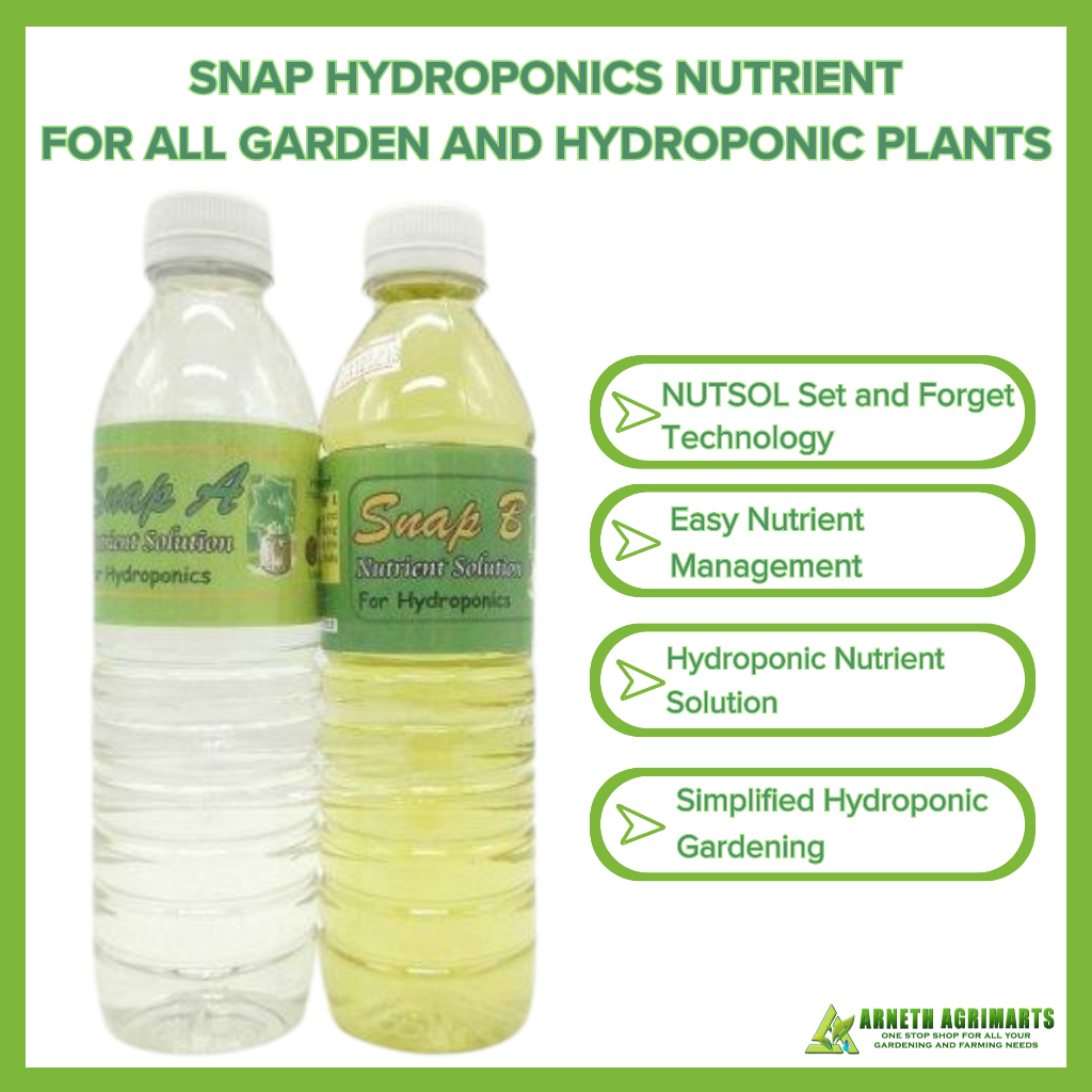 SNAP HYDROPONICS NUTRIENT SOLUTIONS | Shopee Philippines