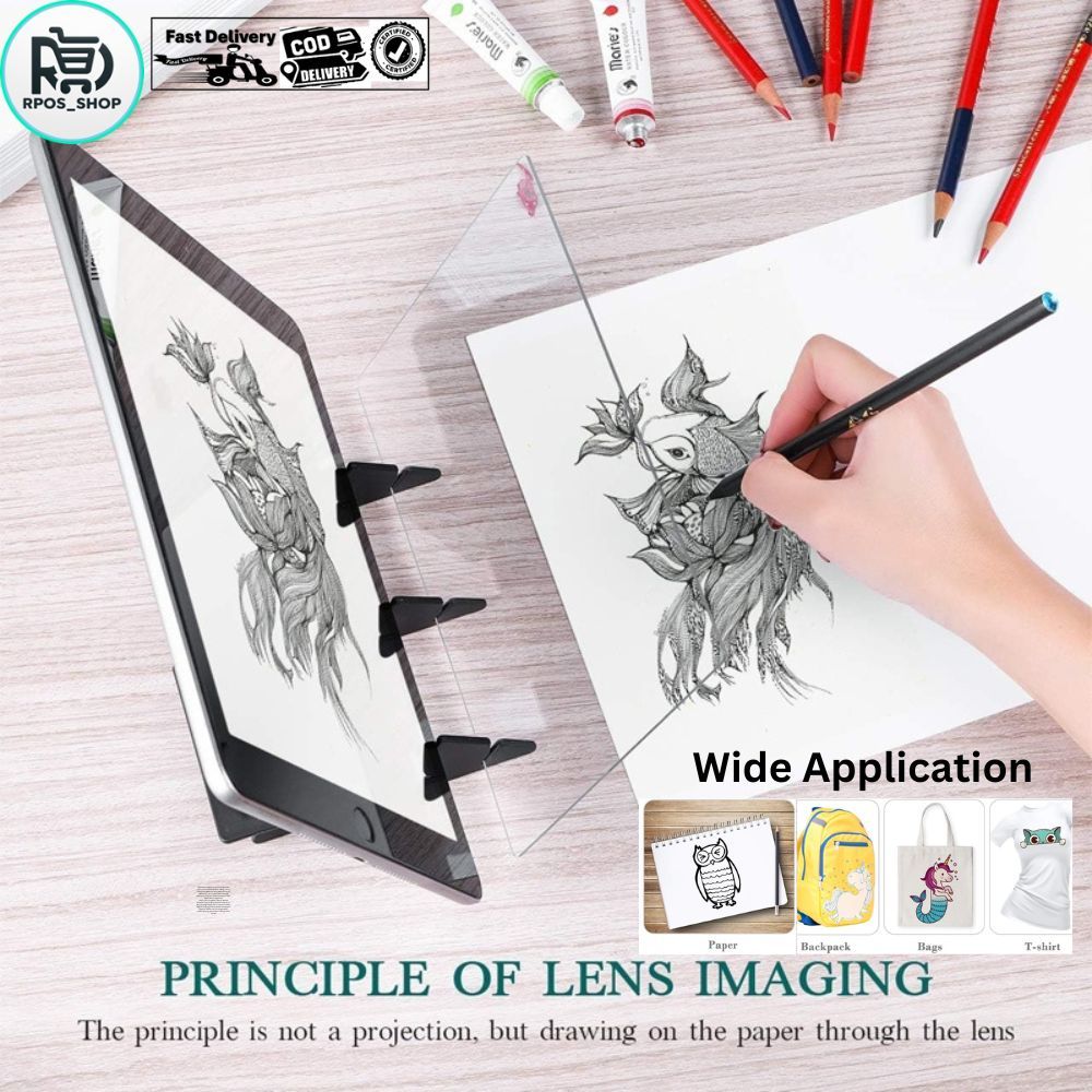 Optical Tracing Board DIY Drawing Tracing Tablet Zero-Based Drawing ...