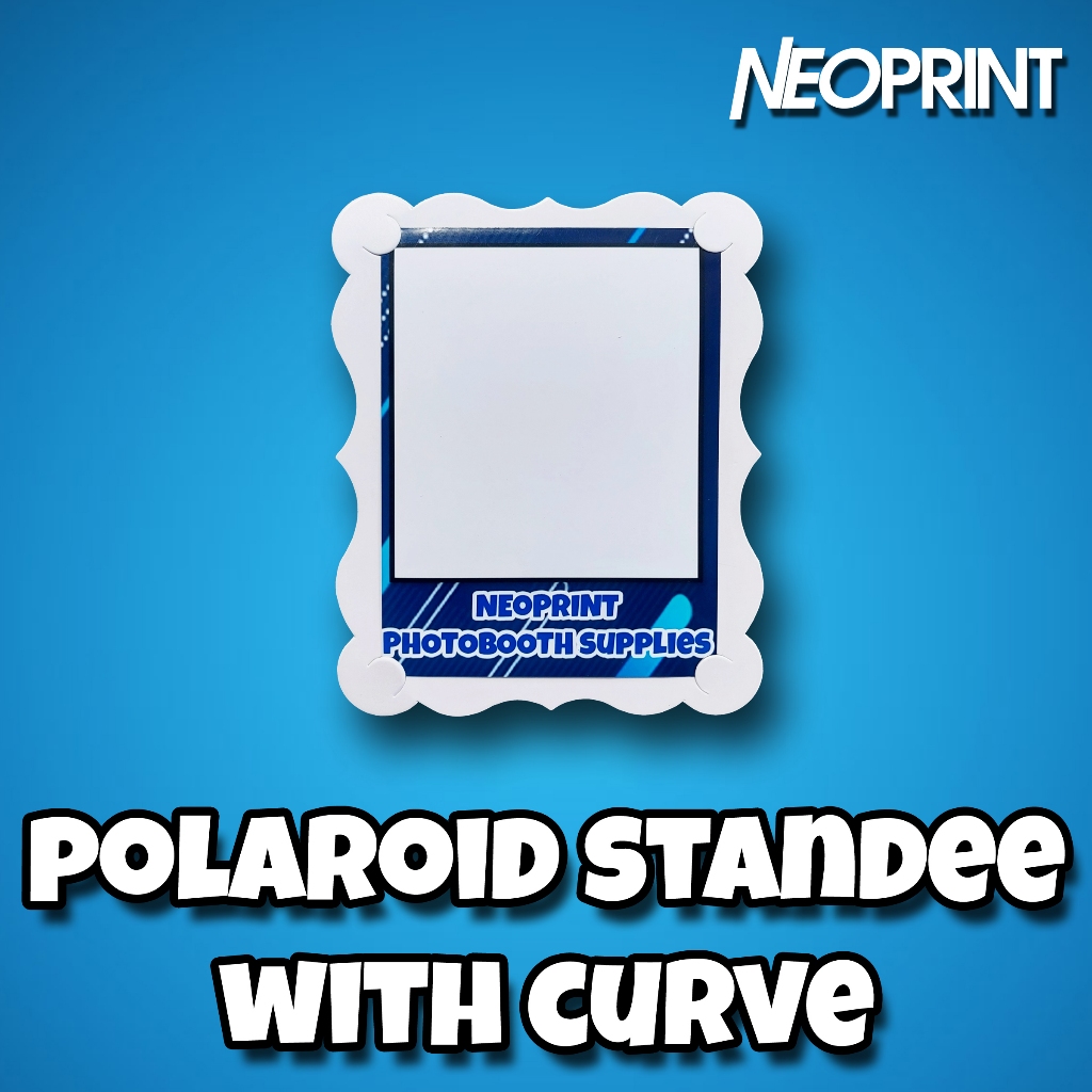 PHOTO STANDEE POLAROID CURVE 250GSM | Shopee Philippines