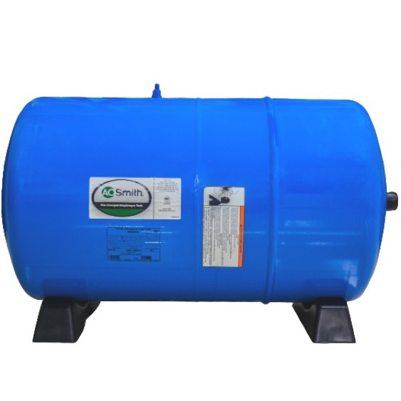 A.O. Smith MDXH-20 20 gal 100130718 Horizontal Diaphragm Pressure Tank ...