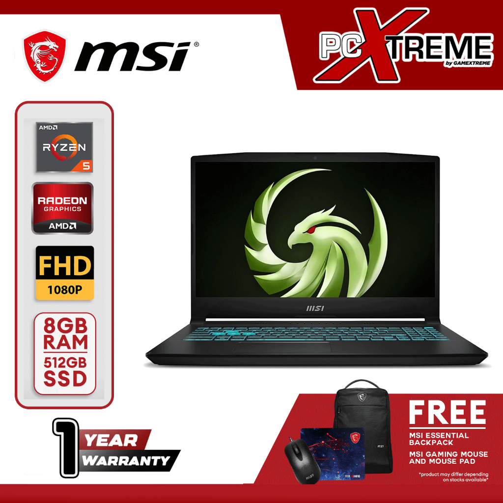 Bravo 15 B7ED-009PH 15"6 FHD (1920X1080) Ryzen 5 7535HS 8gb/512gb ...