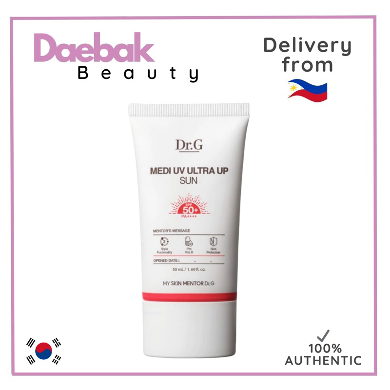 DR.G MEDI UV SUN CREAM SPF 50+ PA++++ 50ml SUNBLOCK SUN PROTECTION Exp. Sep.2027 | Shopee ...