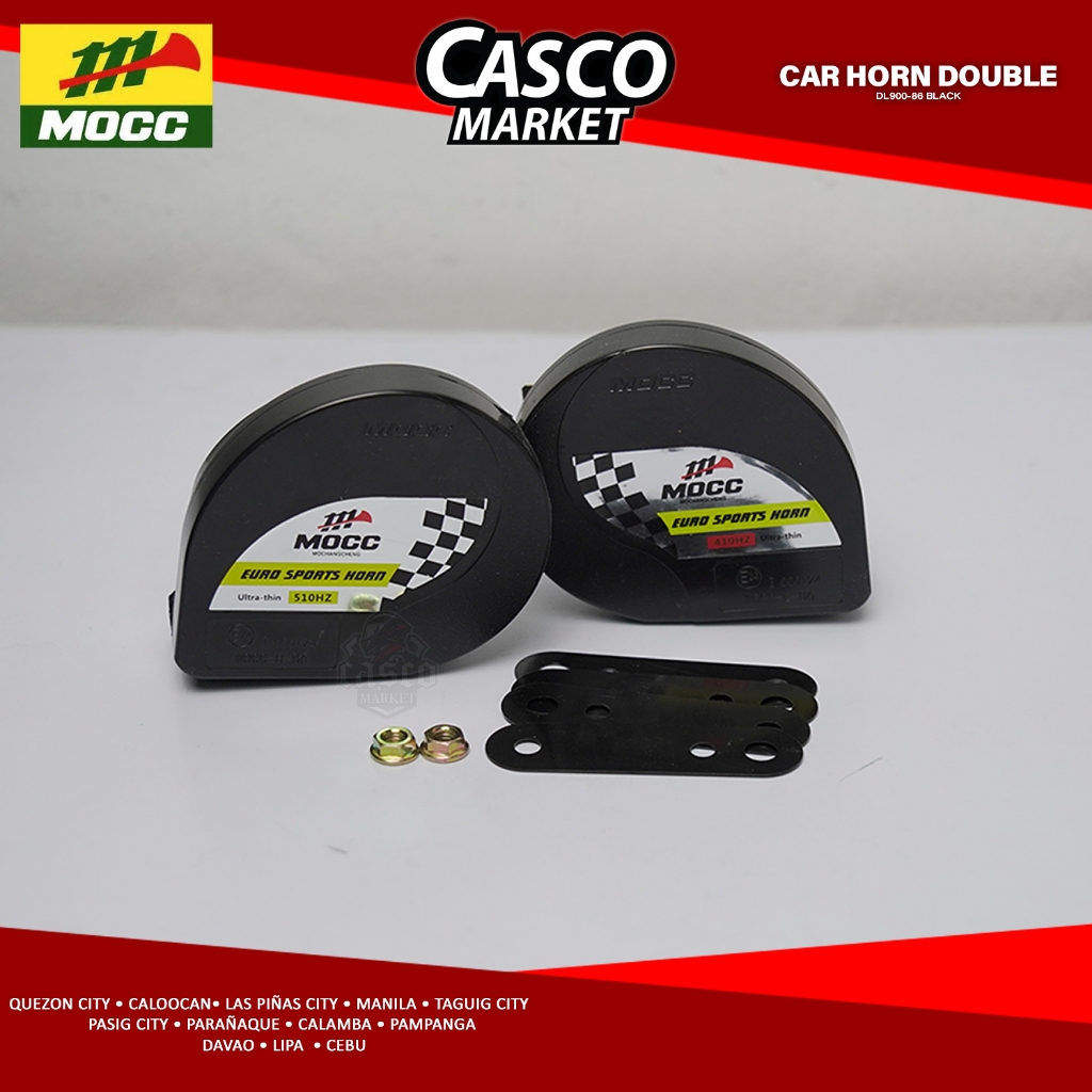 MOCC CAR HORN DOUBLE HIGH AND LOW (HOCARDO) | Shopee Philippines