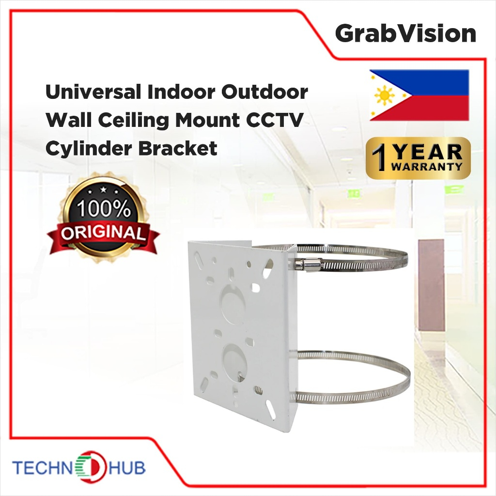 Cylinder Bracket Universal Indoor Outdoor Wall Ceiling Mounts for CCTV ...