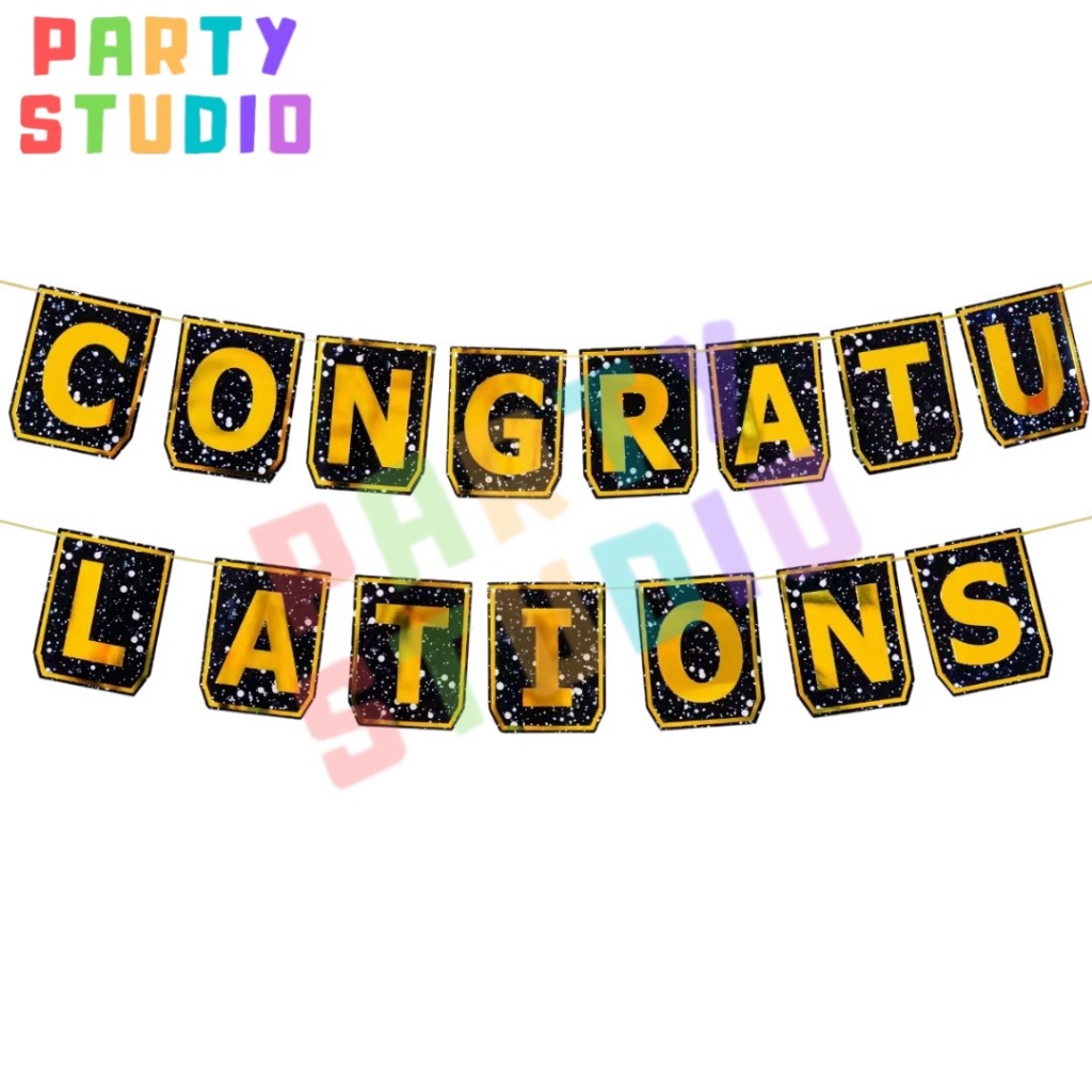 Congratulations Happy Graduation Banner Lazer Lettering Graduation ...