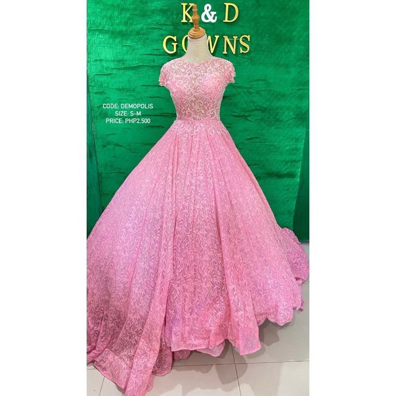 DEBUT GOWN (CODE: DEMOPOLIS) | Shopee Philippines