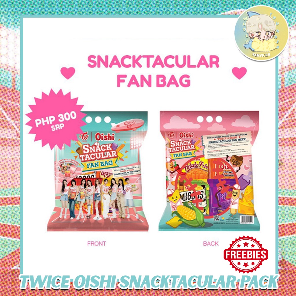 TWICE X Oishi Fanmeet Snacktacular Bag Pack Photocard Pasabuy Proxy ...