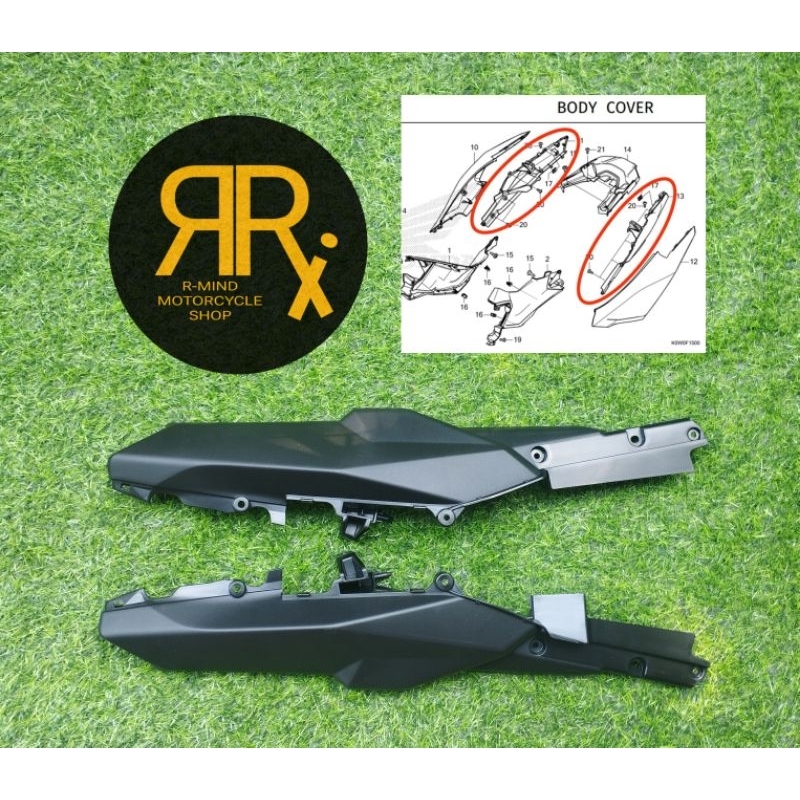 GENUINE COVER BODY SIDE INNER ADV 160 | Shopee Philippines