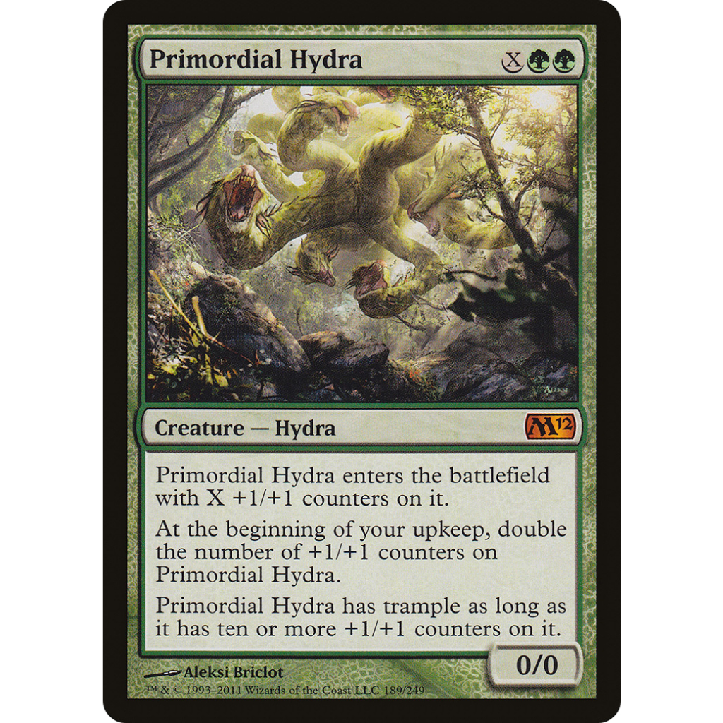 Primodial Hydra M12 MTG Highly Rated Proxy (Sticker is already put on ...