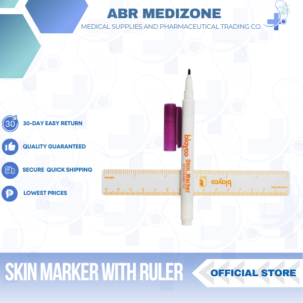 Skin Marker with Ruler Blayco(for medical or aesthetic use) | Shopee ...