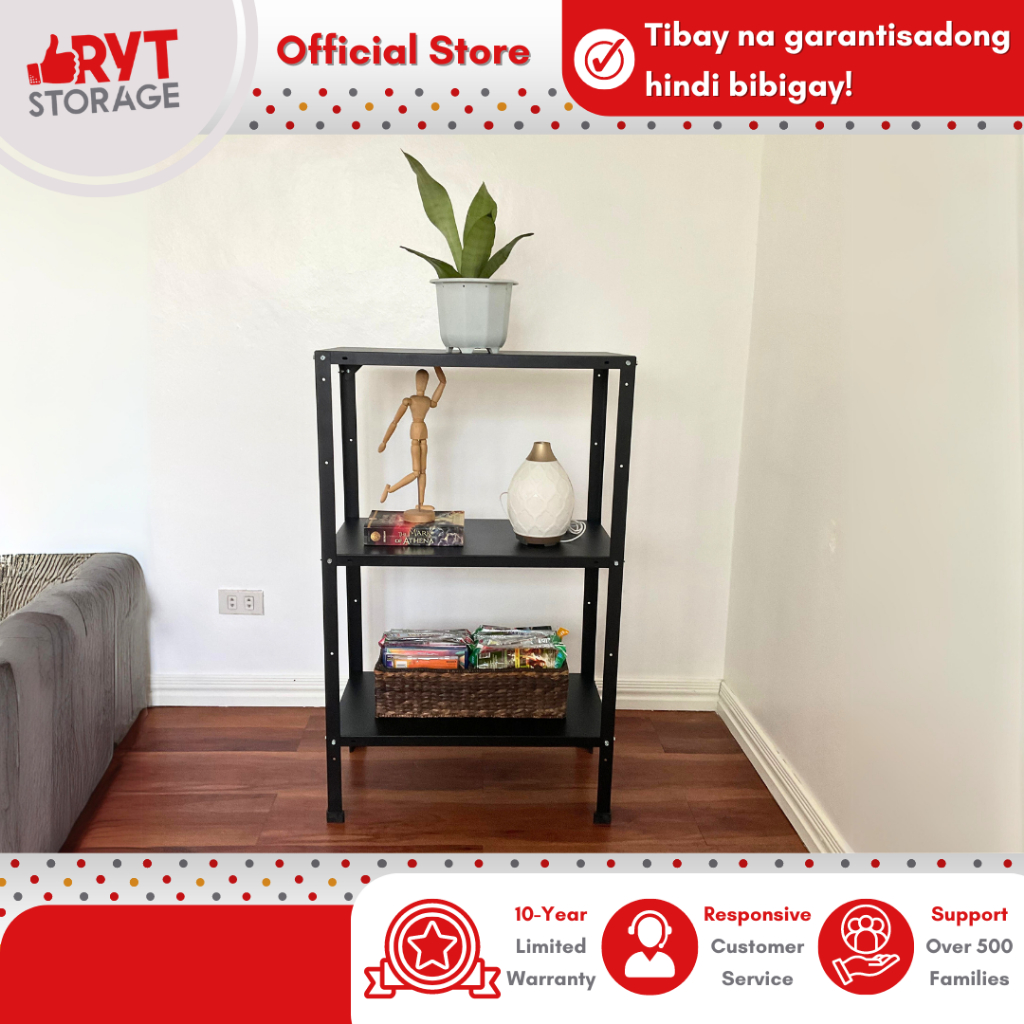 RYTStorage 39 Inches Multi-purpose 3-Layer Steel Storage Rack (BIG ...