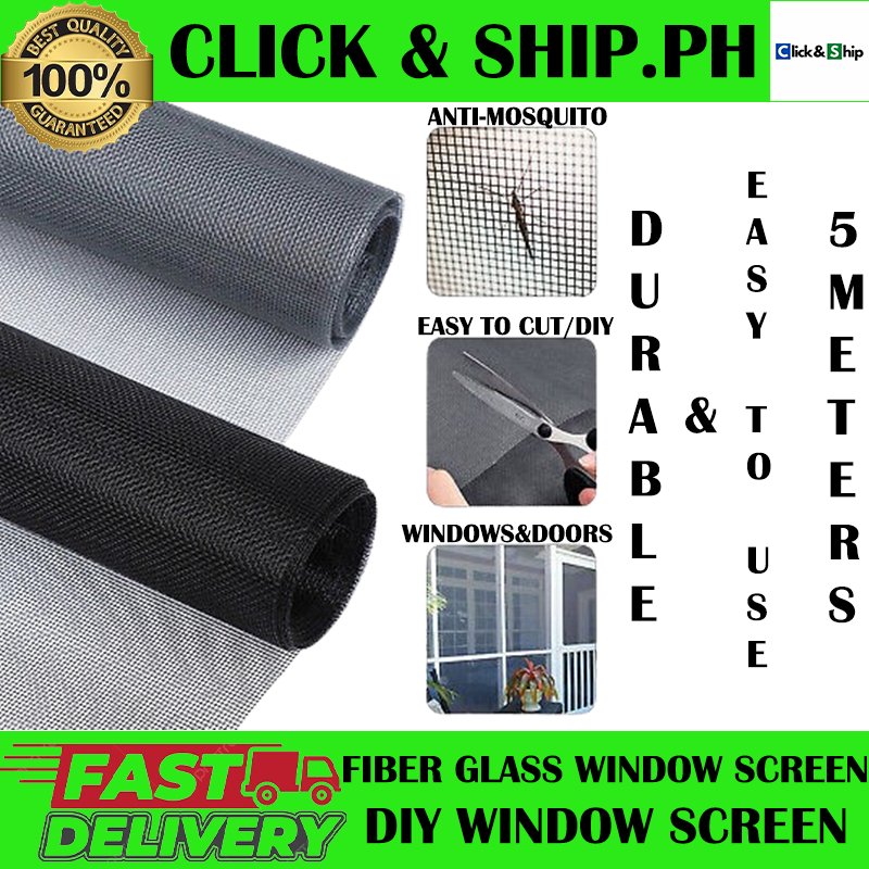 FIBER GLASS WINDOW SCREEN / DIY WINDOW SCREEN / DURABLE WINDOW SCREEN ...