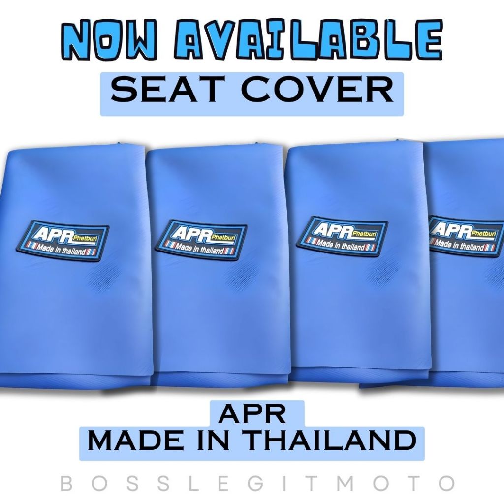 APR BLUE FOR HONDA ADV 150 |WALA TAHI|RUBBER LOGO THAI APR SEAT COVER ...