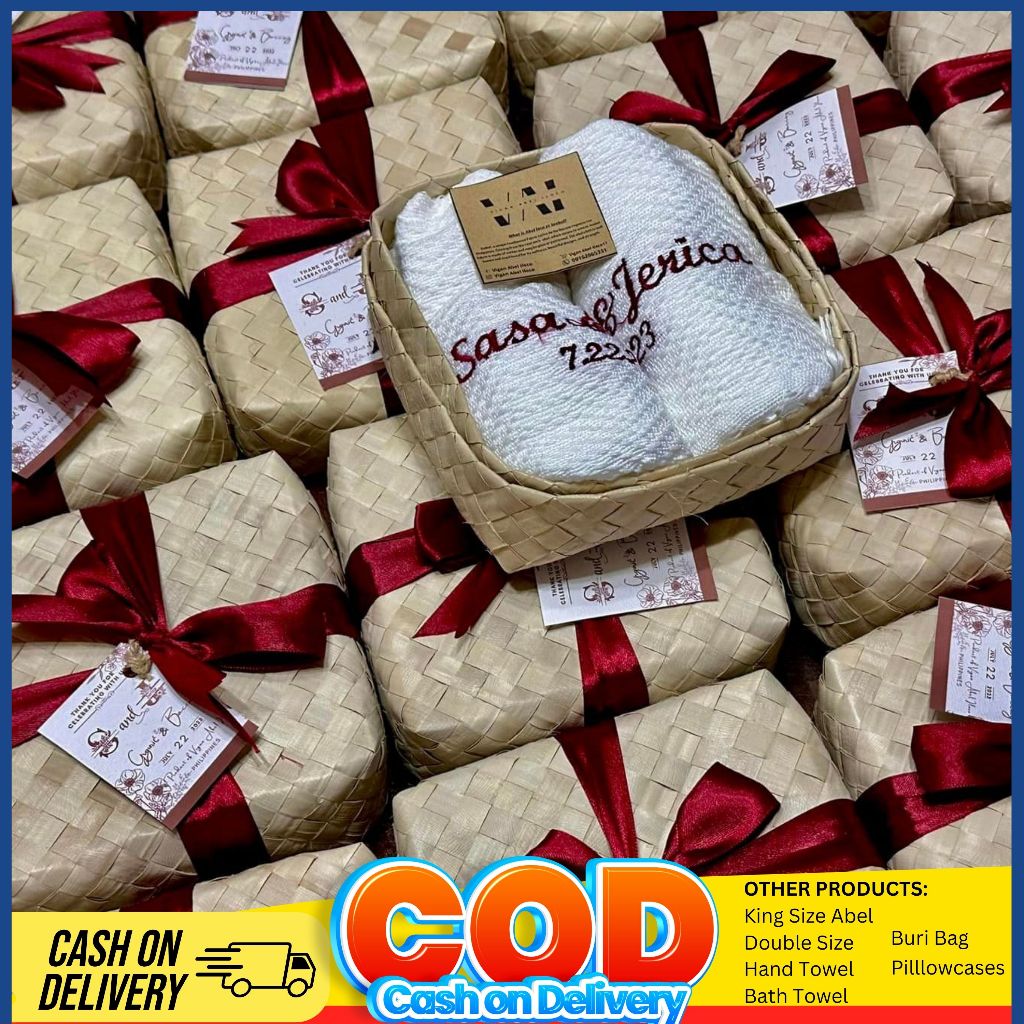 INABEL HANDTOWEL GIFTSET WEDDING SOUVENIR BAPTISM GIFT CHRISTMAS GIFT ...