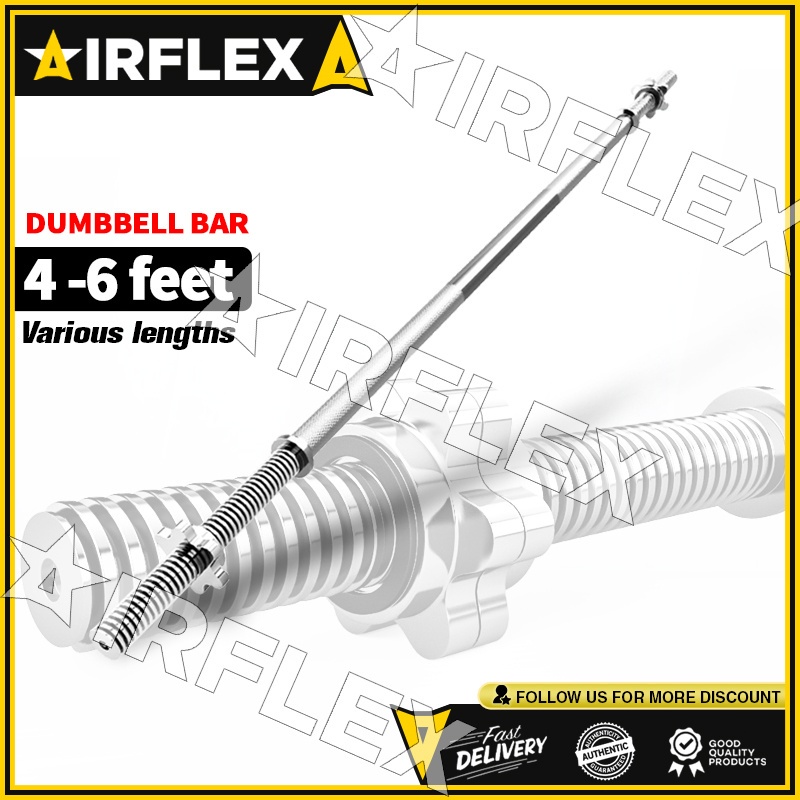 STANDARD LONG BAR 35CM 4FT 5FT 6FT LONG BAR FOR BARBELLS | Shopee ...