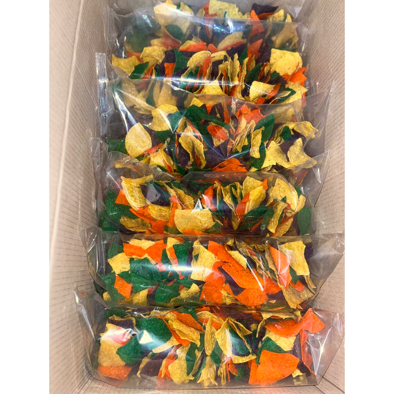 NACHO KING MIXED COLORED CHIPS COLORED NACHOS 500GRAMS 10PCS PER BOX ...