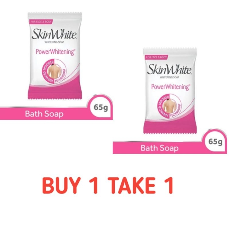 SKIN WHITE Whitening Soap BUY 1 TAKE 65g | Shopee Philippines