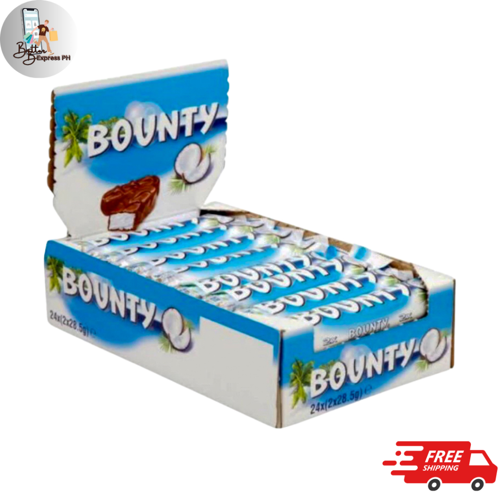Bounty Coconut Chocolate 57g | Shopee Philippines