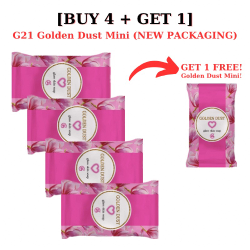 5PCS G21 Golden Dust Mini Soap | Shopee Philippines