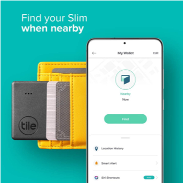 Tile SLIM Bluetooth Tracking Device with Alarm and Google Map Direction ...